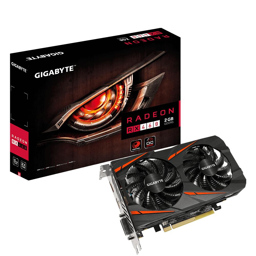 PCI-E Radeon ATI RX 460 WF2OC 2G Gigabyte à 112.92€ - Generation Net